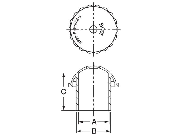Cylinder Valve Cap | BC Series | Caplugs