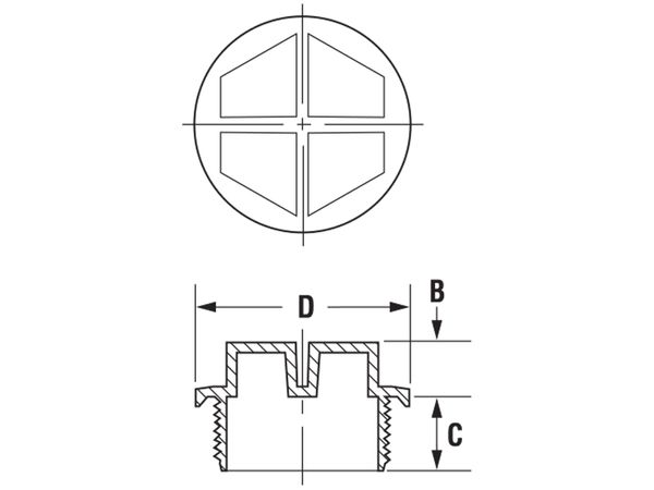 Sealing Plugs for British Standard Pipe Fittings | BT Series | Caplugs