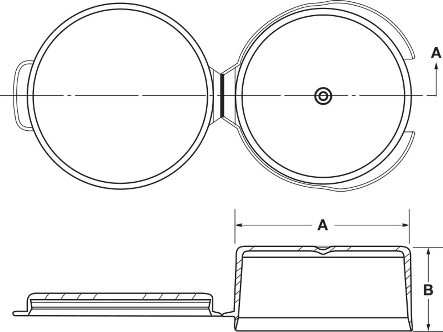 Hinged Containers | CVC Series | Caplugs
