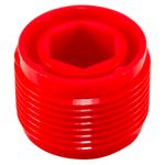 Threaded Plastic Plugs for Flared JIC Fittings | PD Series | Caplugs