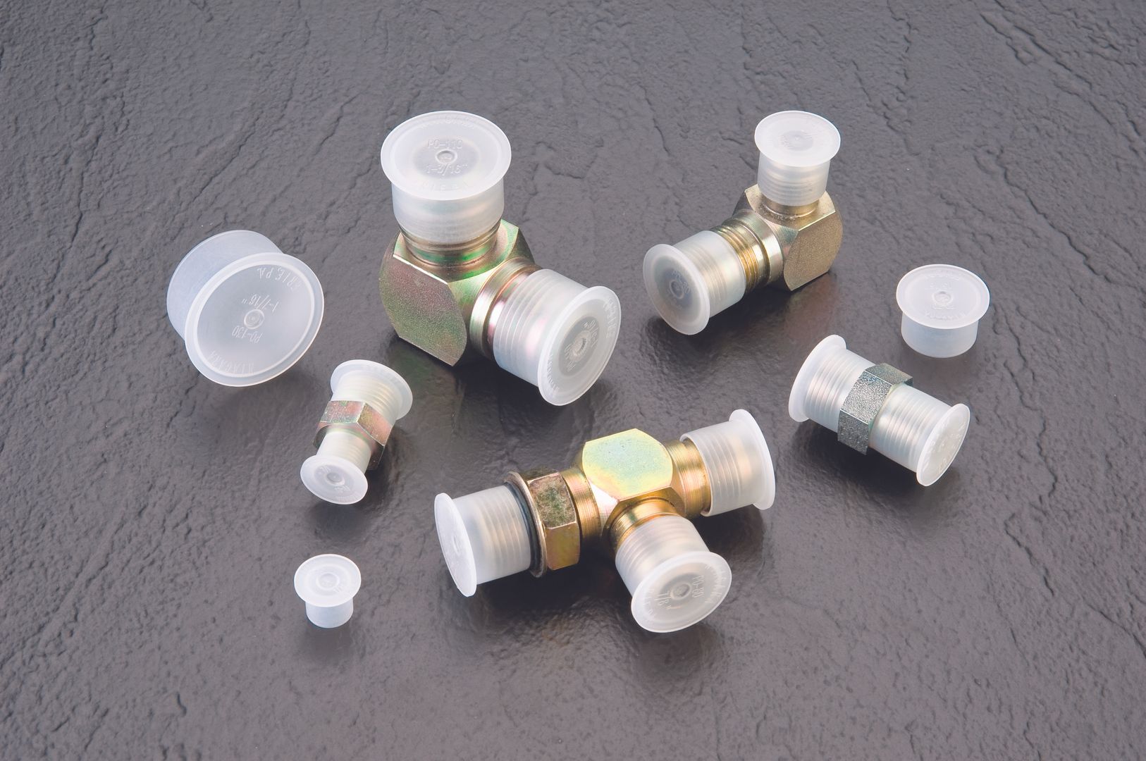 Push-On, Straight-Thread Caps | PO Series | Caplugs