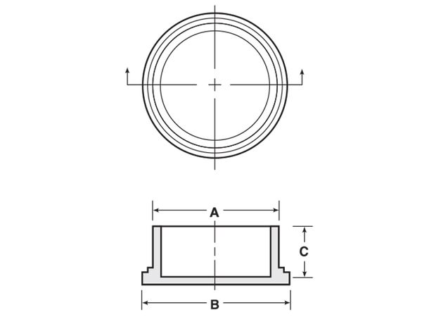 Threaded Plastic Caps for Flared JIC Fittings | CD Series | Caplugs