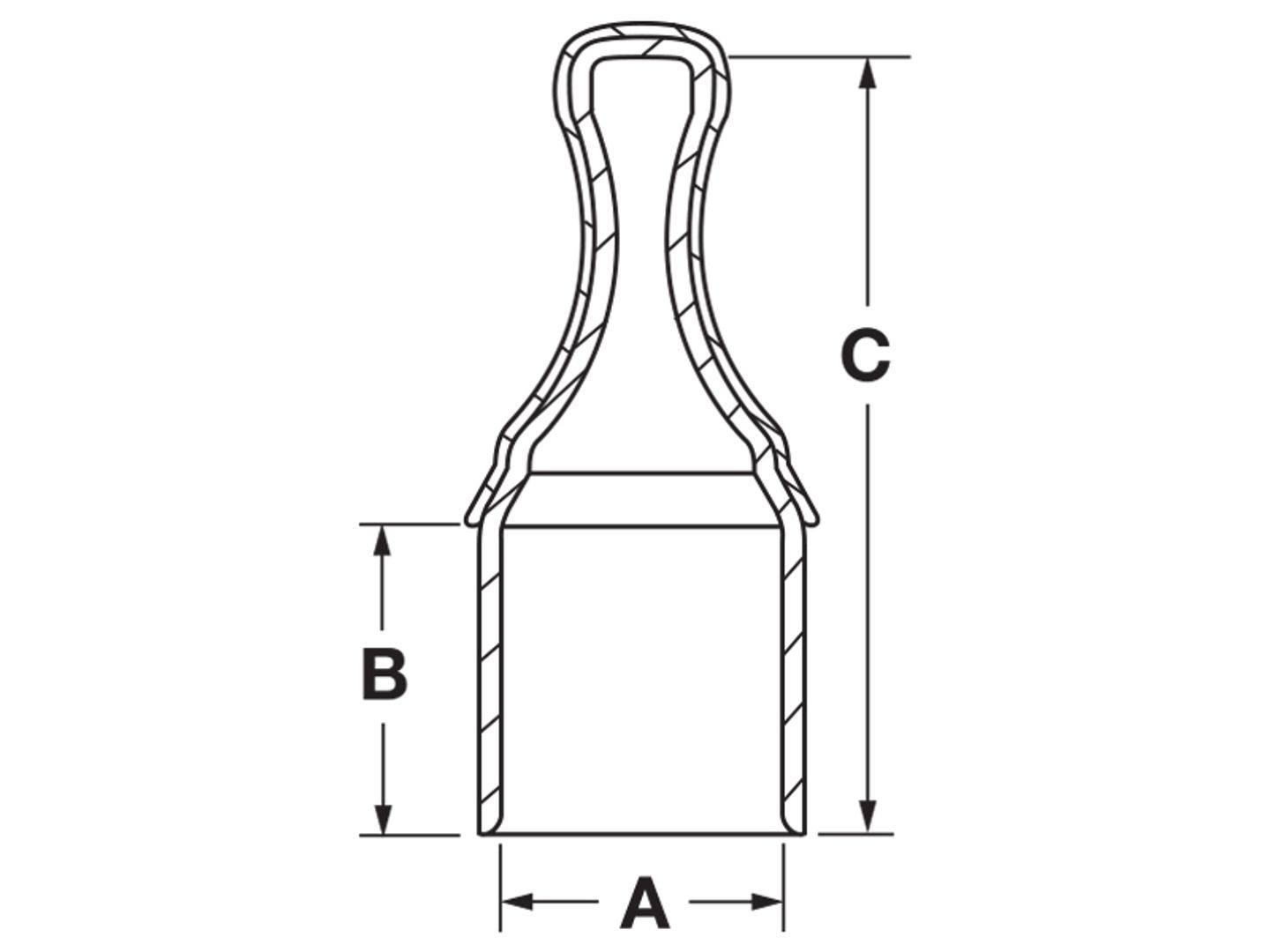 Textured Vinyl Caps with Flat Ergonomic Pull-Tab | VFT Series | Caplugs